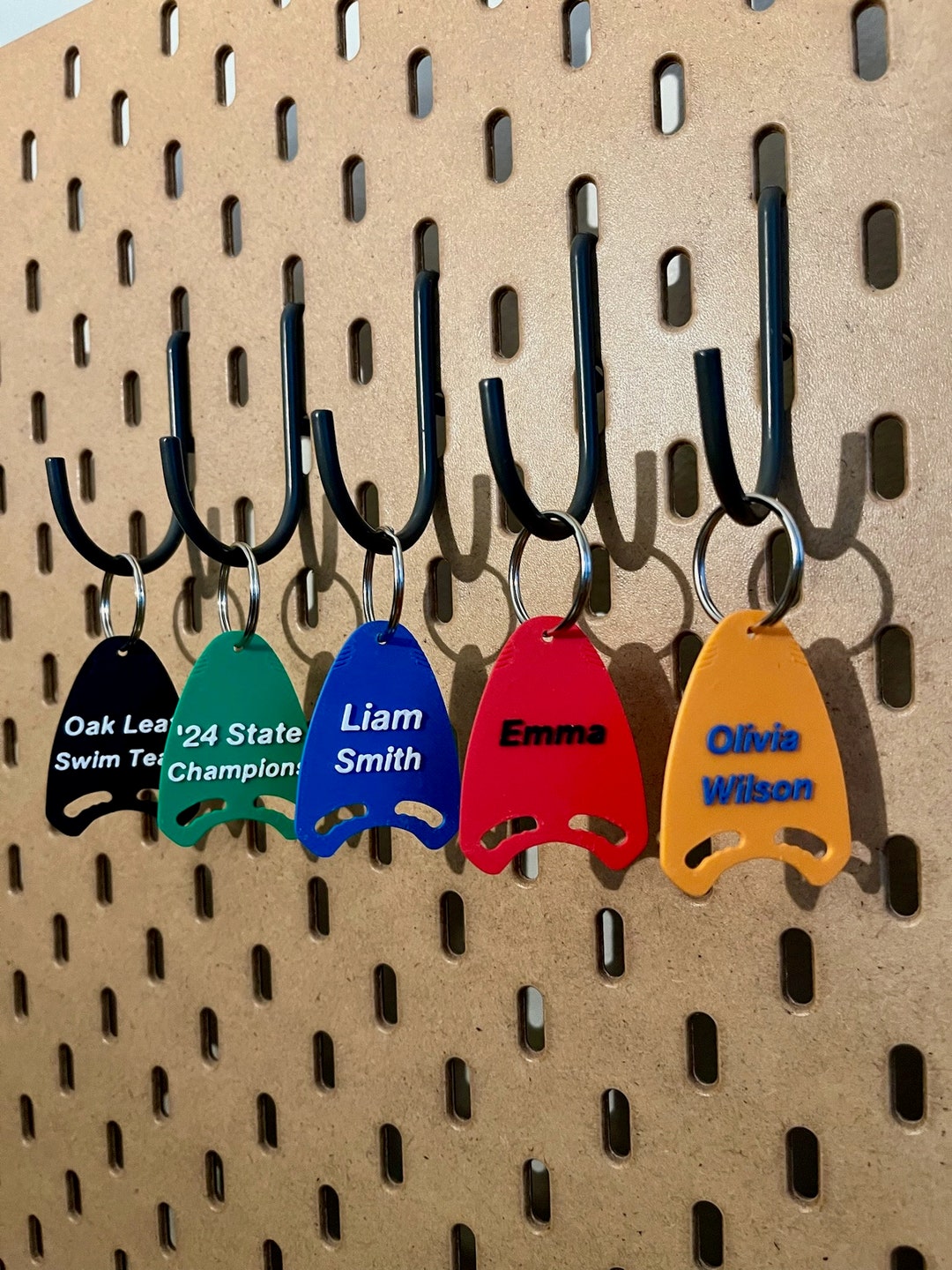 Personalized Swimming Kickboard Keychain | Backpack Tags, Sport ...
