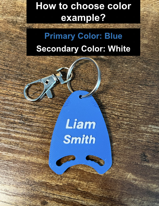 Personalized Swimming Kickboard Keychain | Backpack Tags, Sport ...