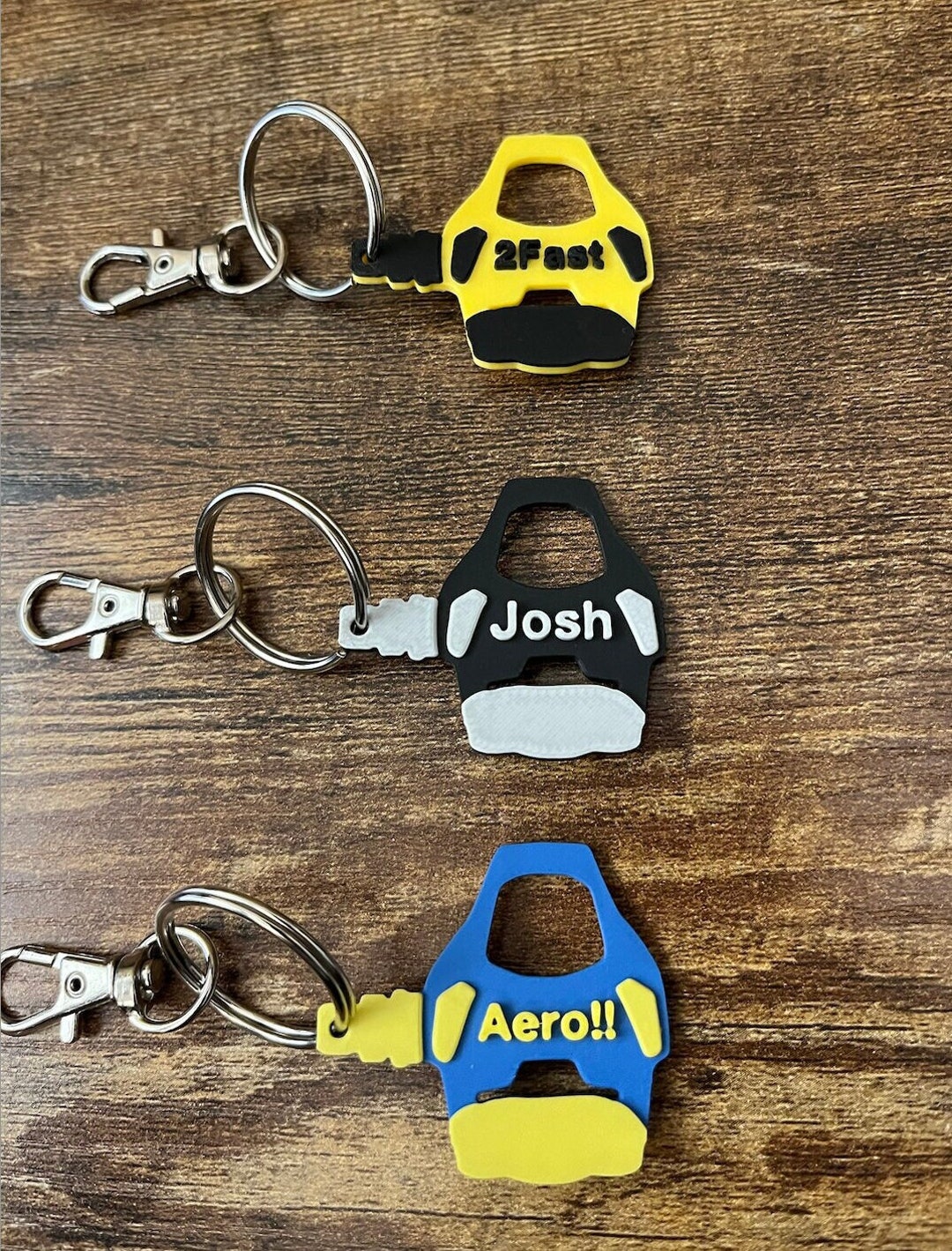 Personalized Road Clipless Bike Pedal Keychain | Backpack Tags, Sport ...