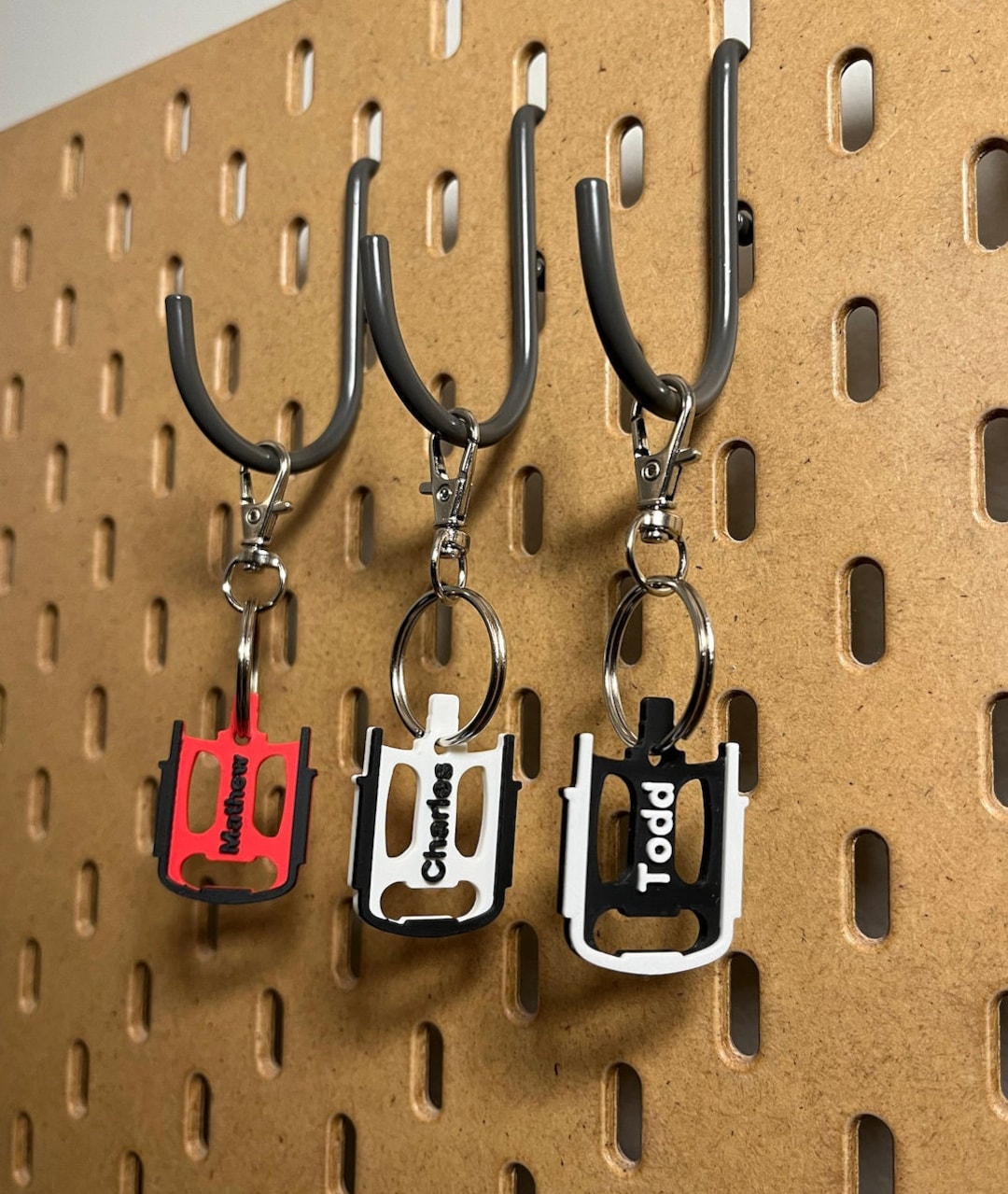 Personalized Bike Pedal Keychain | Backpack Tags, Sport Keyrings, Bike ...