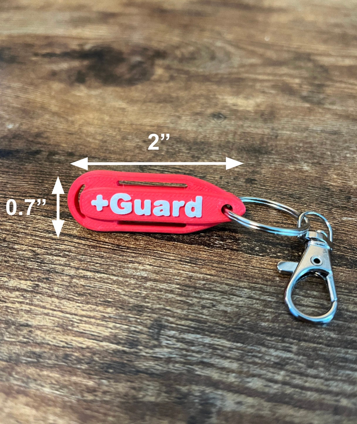Personalized Lifeguard Buoy Keychain Backpack Tags, Sport Keyrings ...