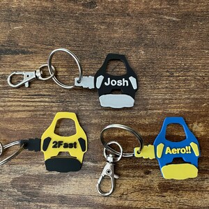 Personalized Road Clipless Bike Pedal Keychain | Backpack Tags, Sport ...