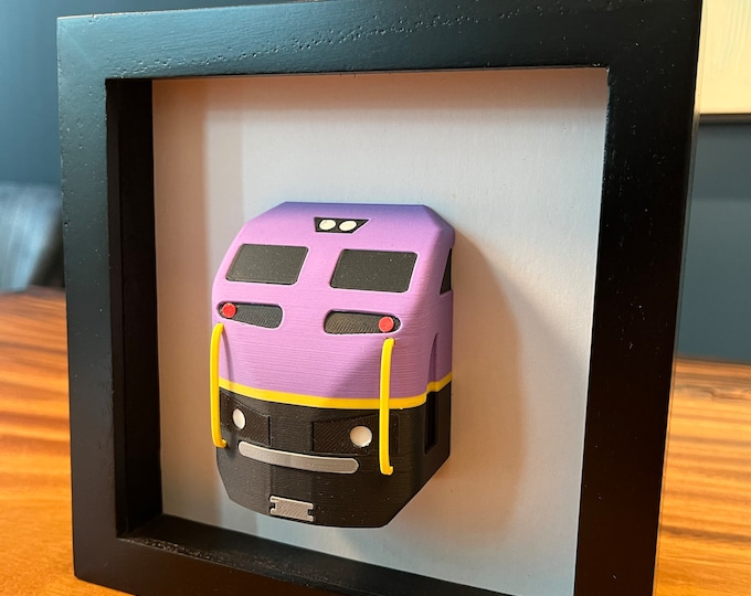 Boston Transit Wall Art Commuter Rail Inspired Train Art / Boston Wall ...
