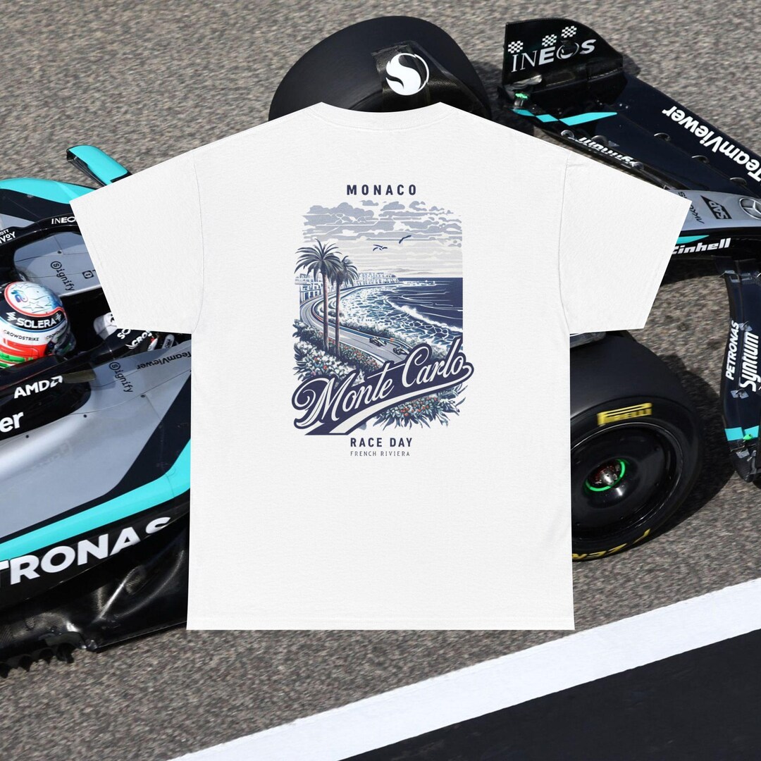 Formula 1 F1 Monaco Monte Carlo Tshirt, Racing Tee, Motorsport Shirt ...