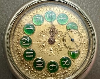 Antique Turkish Railroad Officer Pocket Watch Enamel Dial Ataturk ...