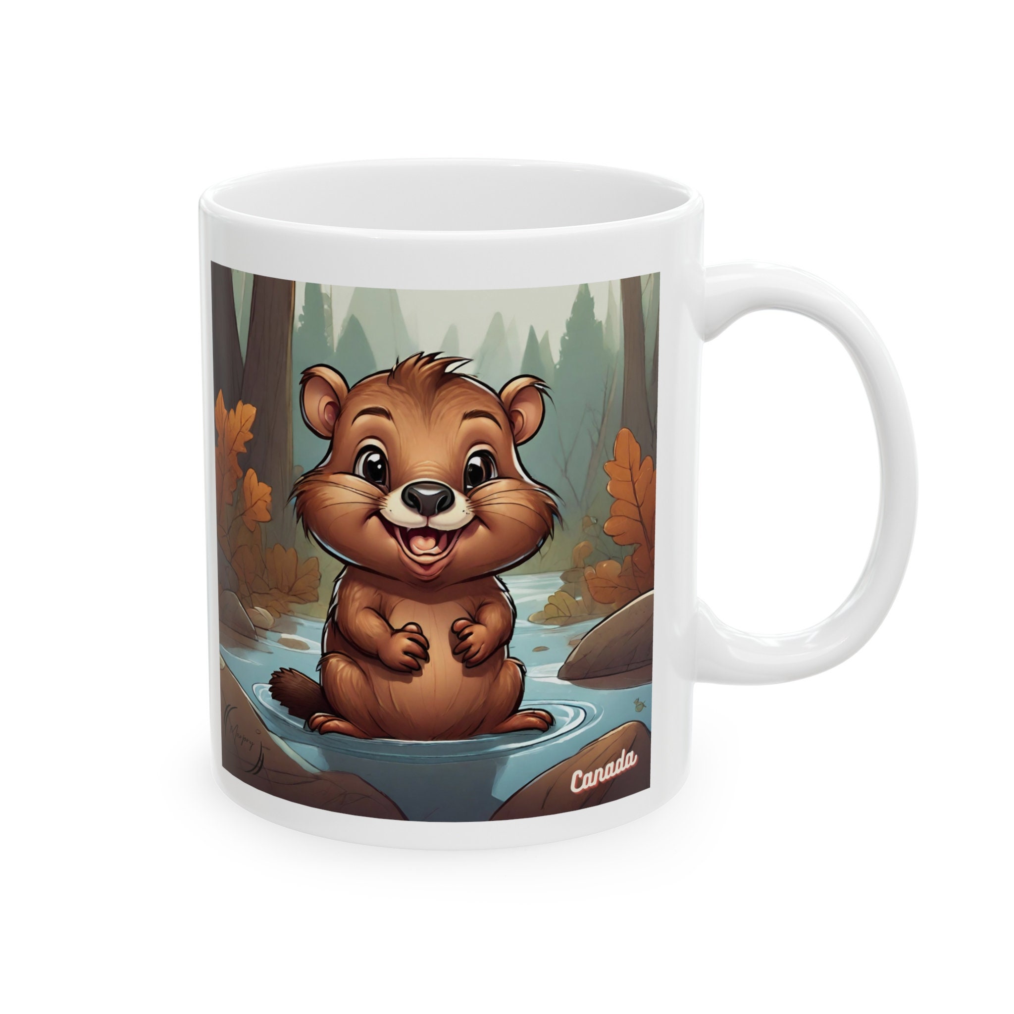 Canada National Animal, Beaver, Canada, Gift for Animal Lovers, Cartoon ...