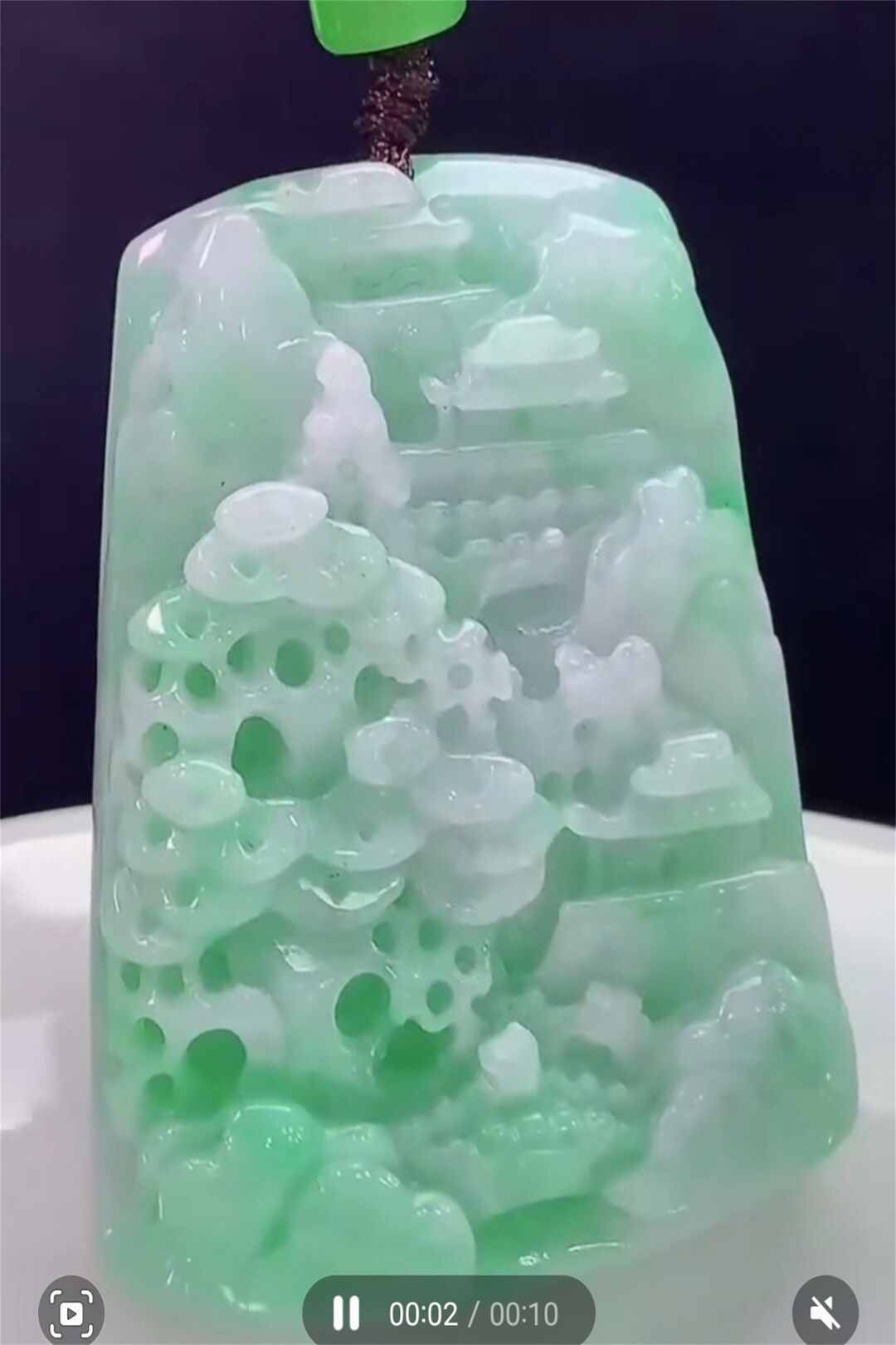 Beautiful Myanmar Real Natural Jadeite Jade Green Pendant Lovely ...