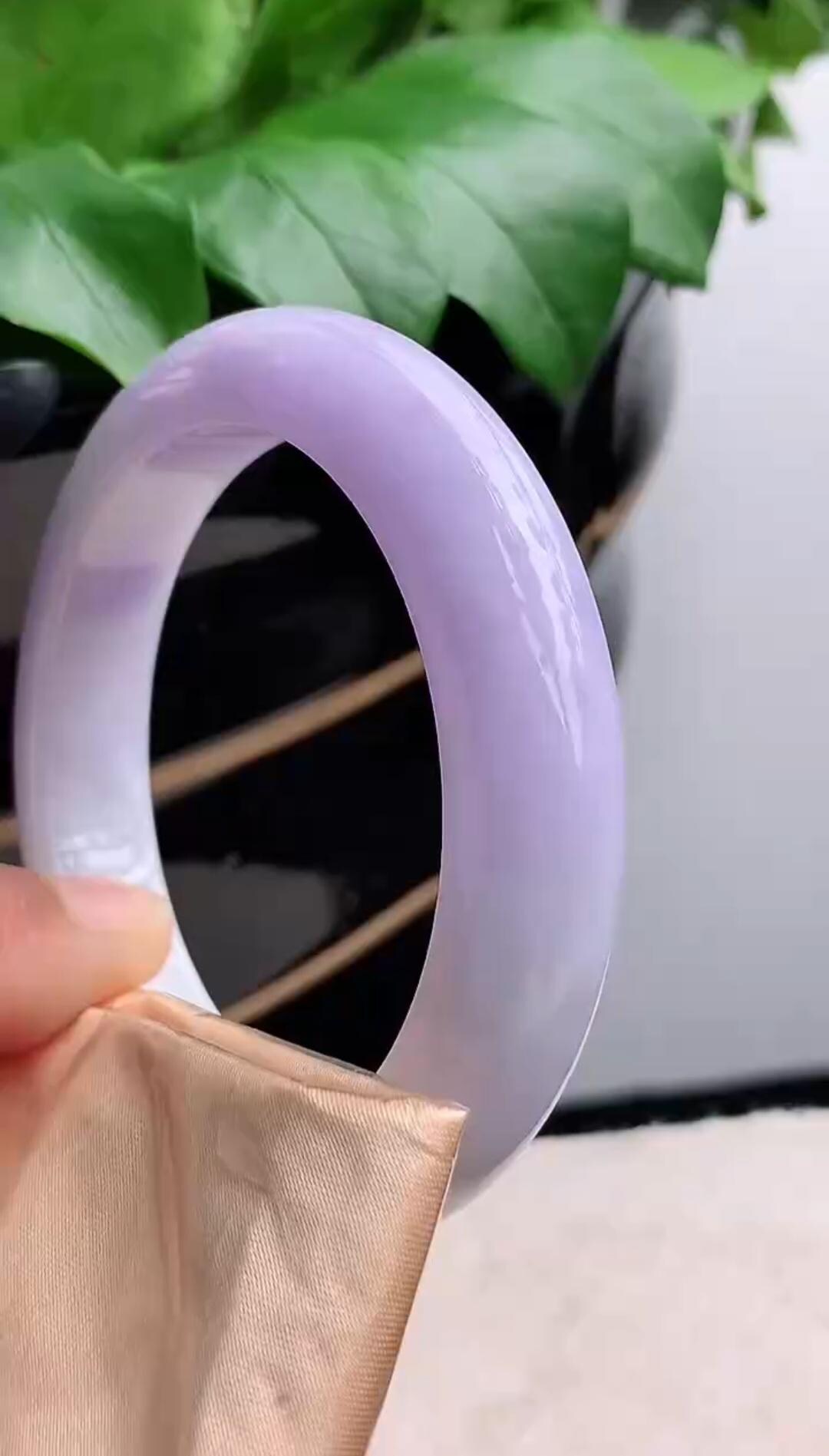 Myanmar Natural Untreated Jadeite Jade Thick Bangle: Ice Old Pit ...