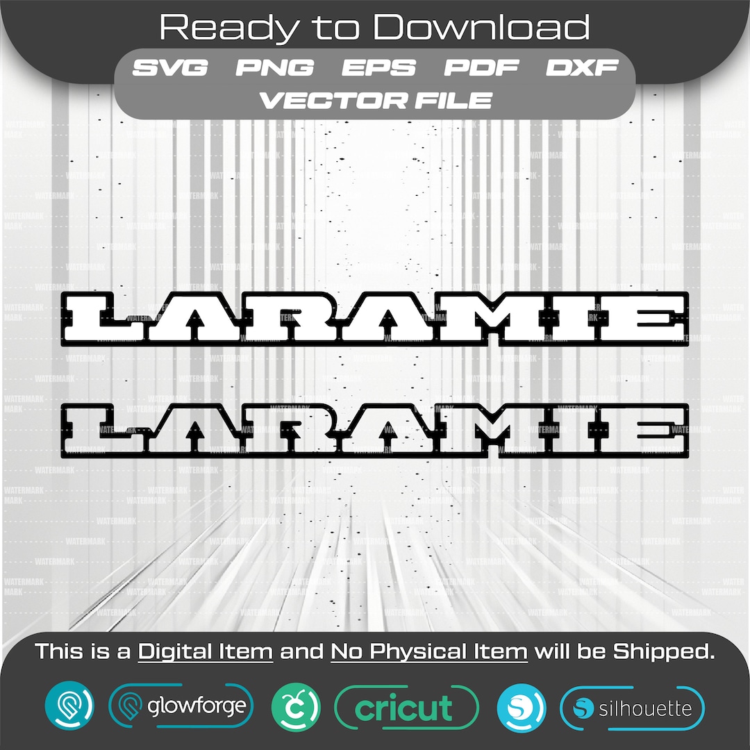 Laramie Svg Png Dxf Cricut File, Svg Bundle, Sticker, Cricut Svg ...