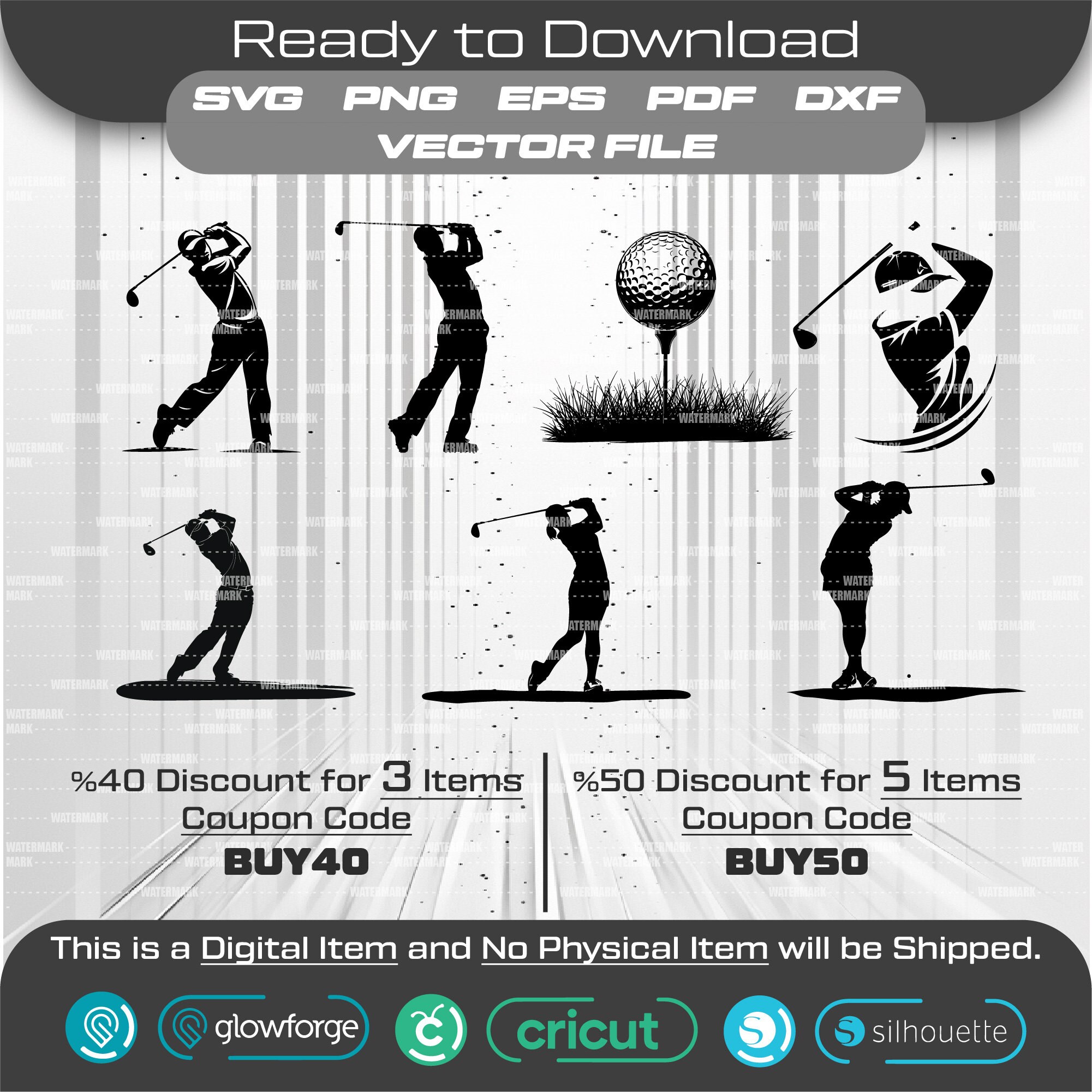 Golf SVG PNG Bundle Golf Monogram Svg Golf Club Svg Golf Ball Svg Golf ...