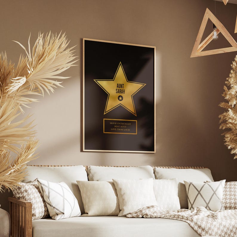 Hollywood Star of Fame - Canva Template | Modern & Minimalist ...
