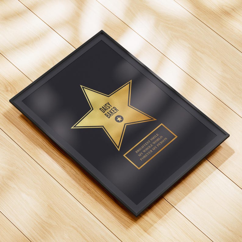 Hollywood Star of Fame - Canva Template | Modern & Minimalist ...