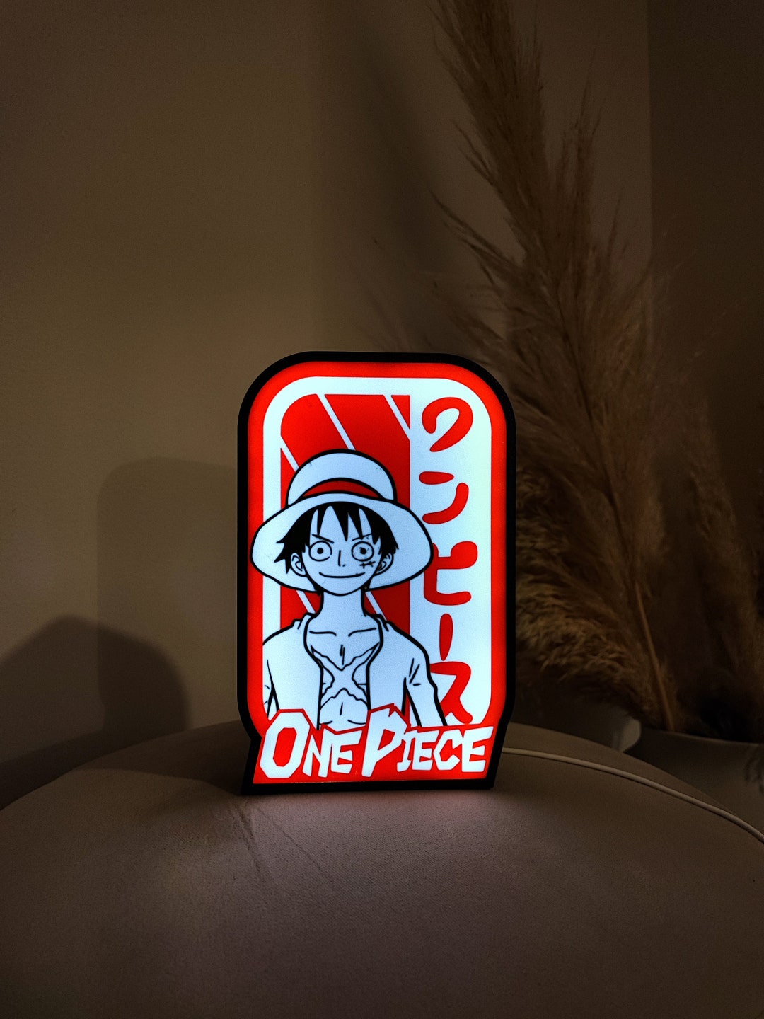One Piece Manga Light Box Lamp Night Light Led Light USB Cable - Etsy