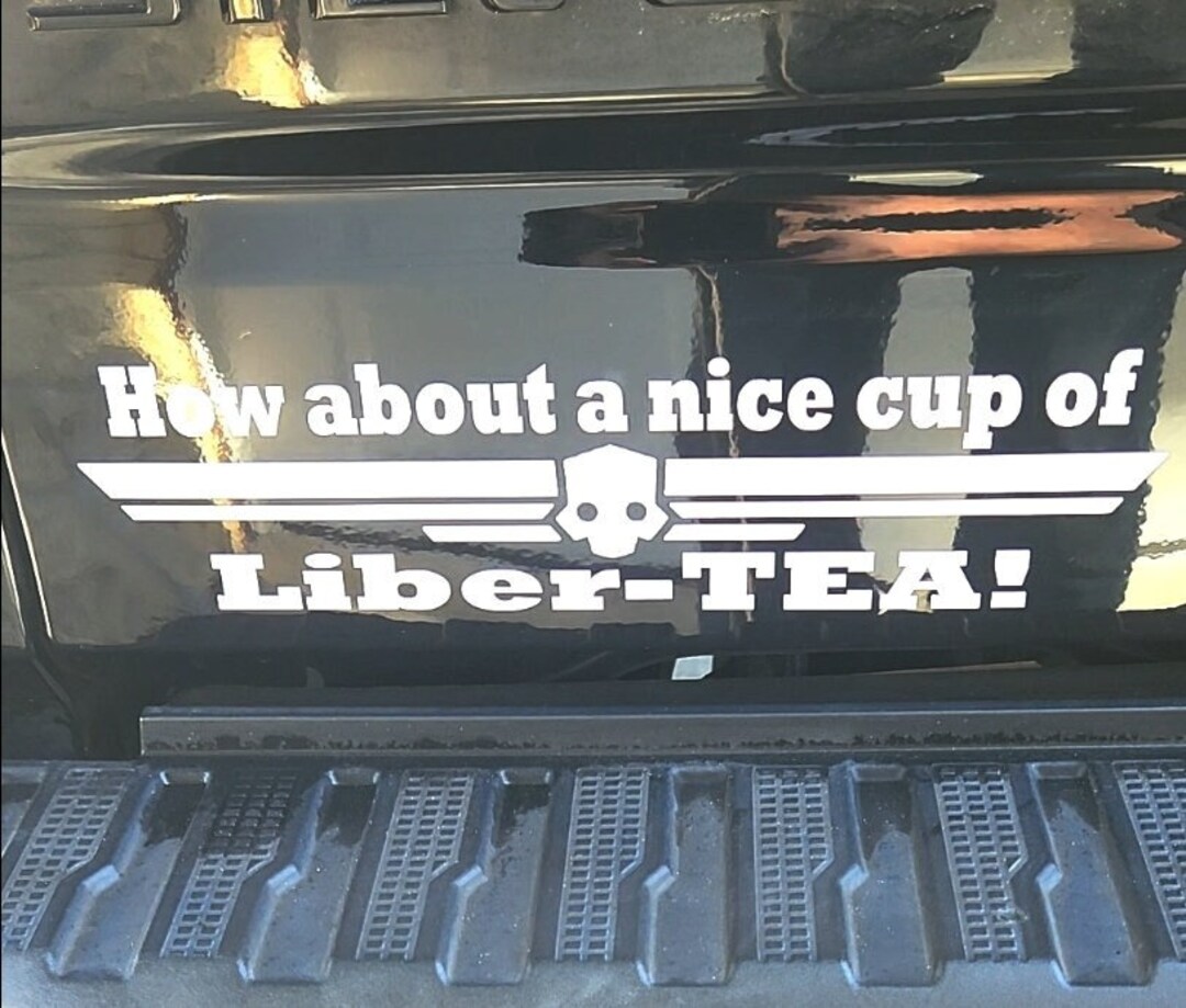 Helldivers 2 - Car Decal - How About a Nice Cup of Liber-tea! - Etsy