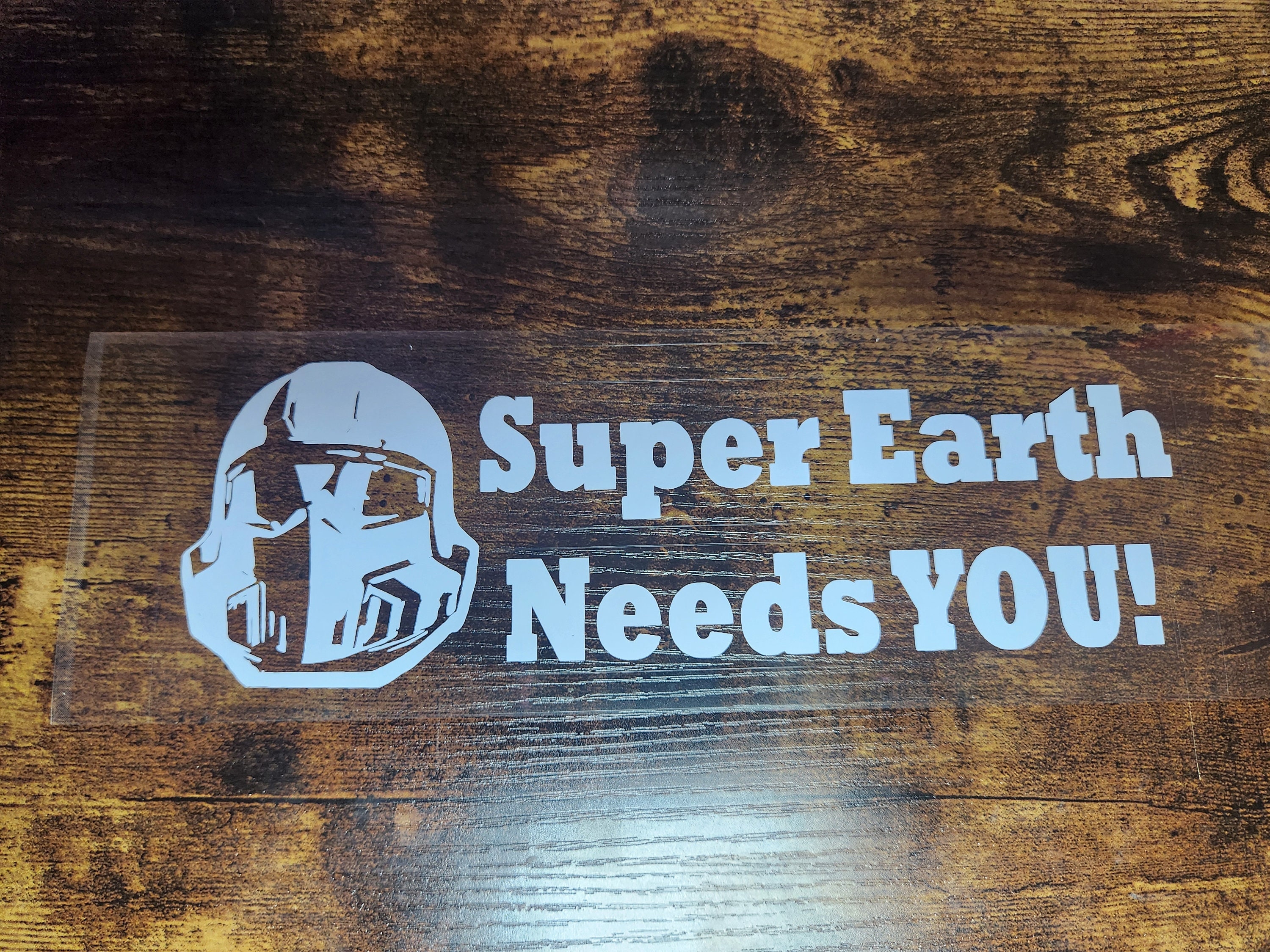 Super Earth Needs YOU Car Decal Helldivers 2 - Etsy