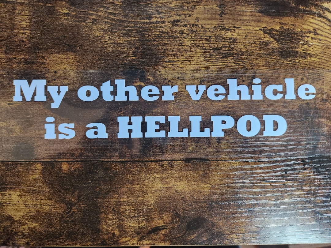 My Other Vehicle is a HELLPOD - Helldivers 2 Car Decal - Etsy