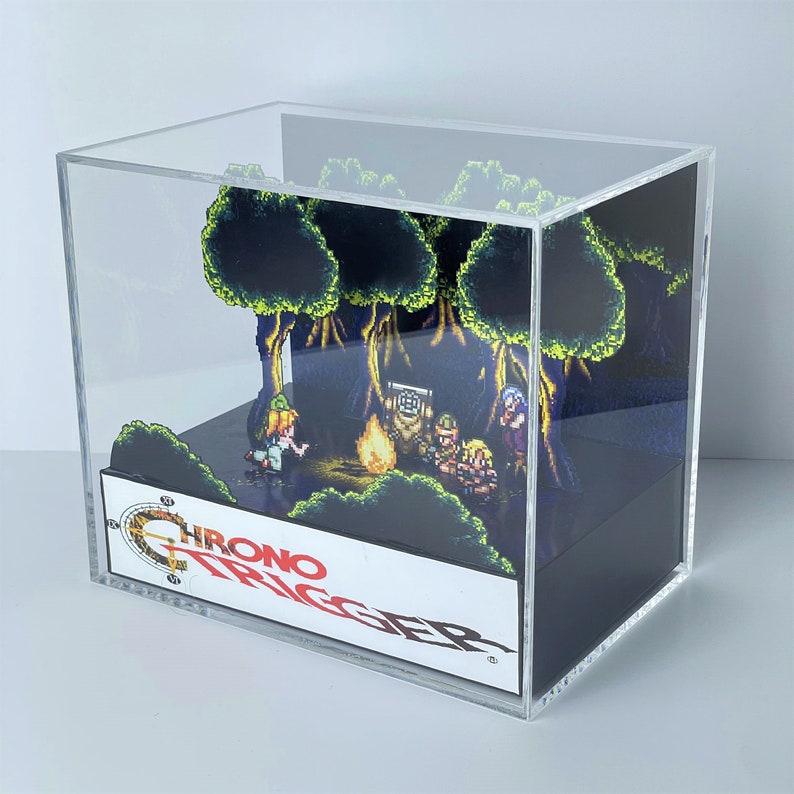 Chrono Trigger Camp Fire Cube Diorama Chrono Trigger Cube Diorama Chrono Trigger Gift Super ...
