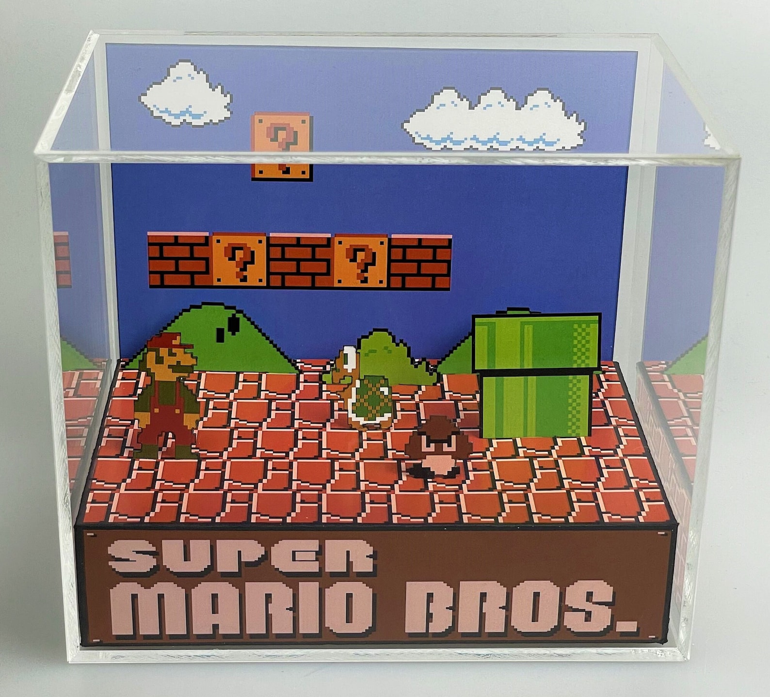 Super Mario Bros Cube Diorama Super Mario Bros. Cube Diorama Super ...