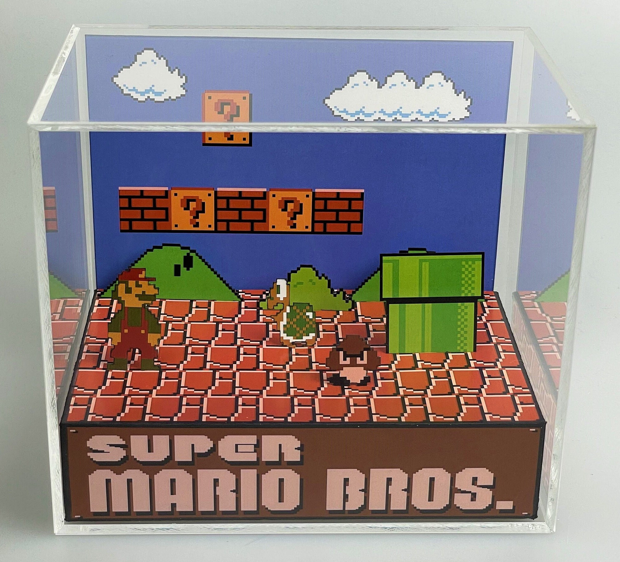 Super Mario Bros Cube Diorama Super Mario Bros. Cube Diorama Super ...