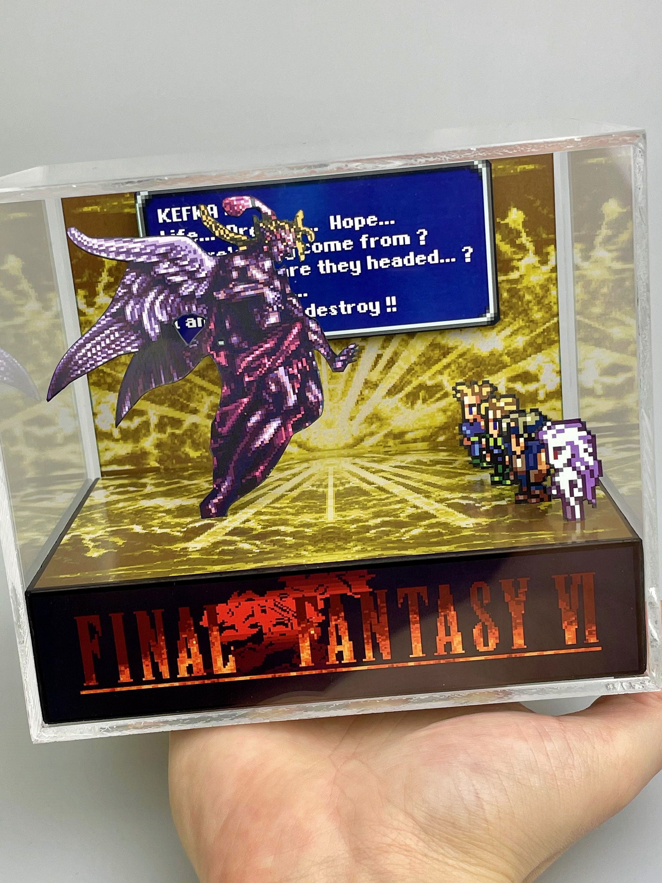 Final Fantasy VI Cube Diorama Final Fantasy 6 Cube Diorama Final ...