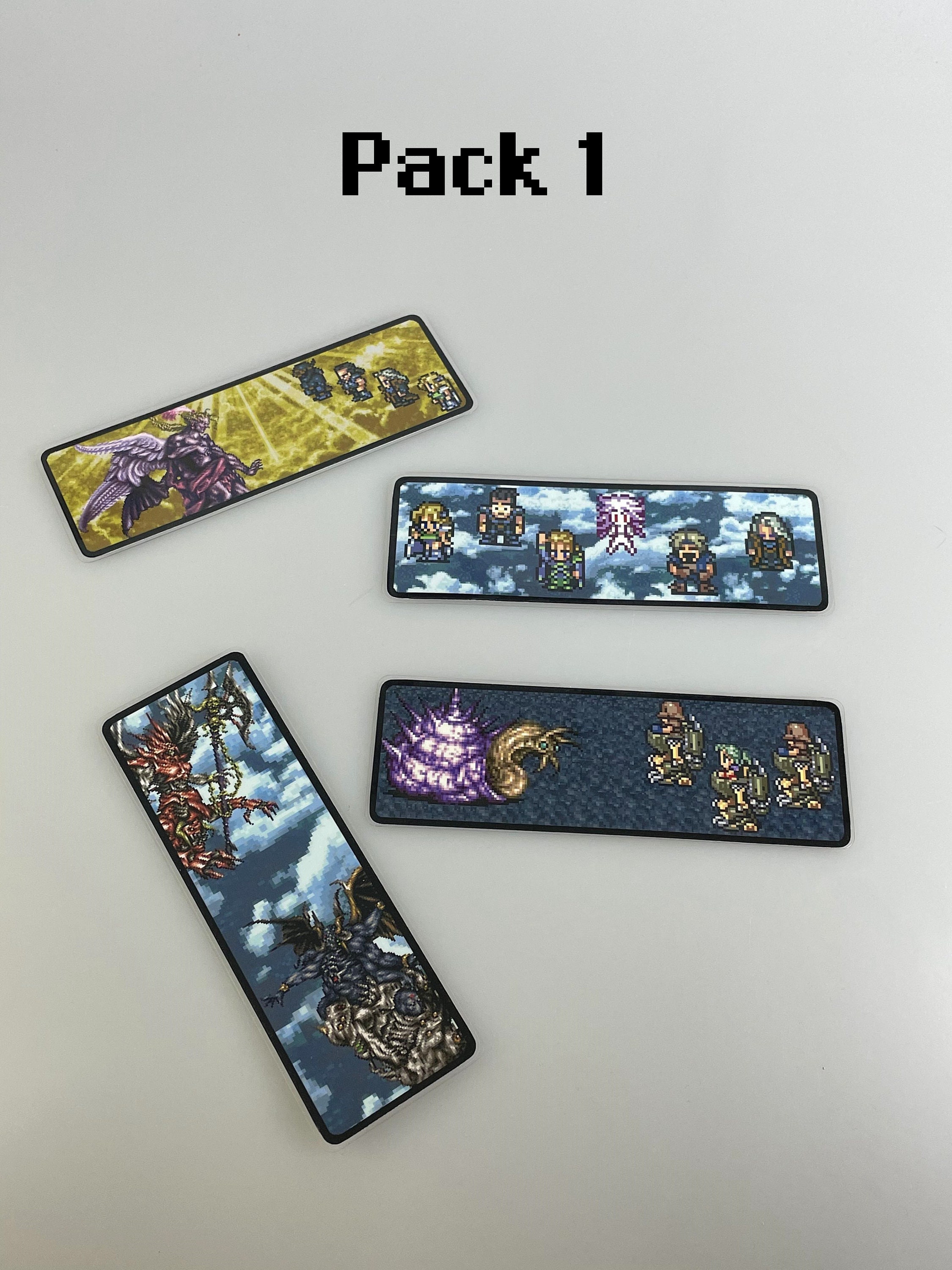 Final Fantasy VI Bookmarks Laminated Final Fantasy 6 Bookmarks Final ...