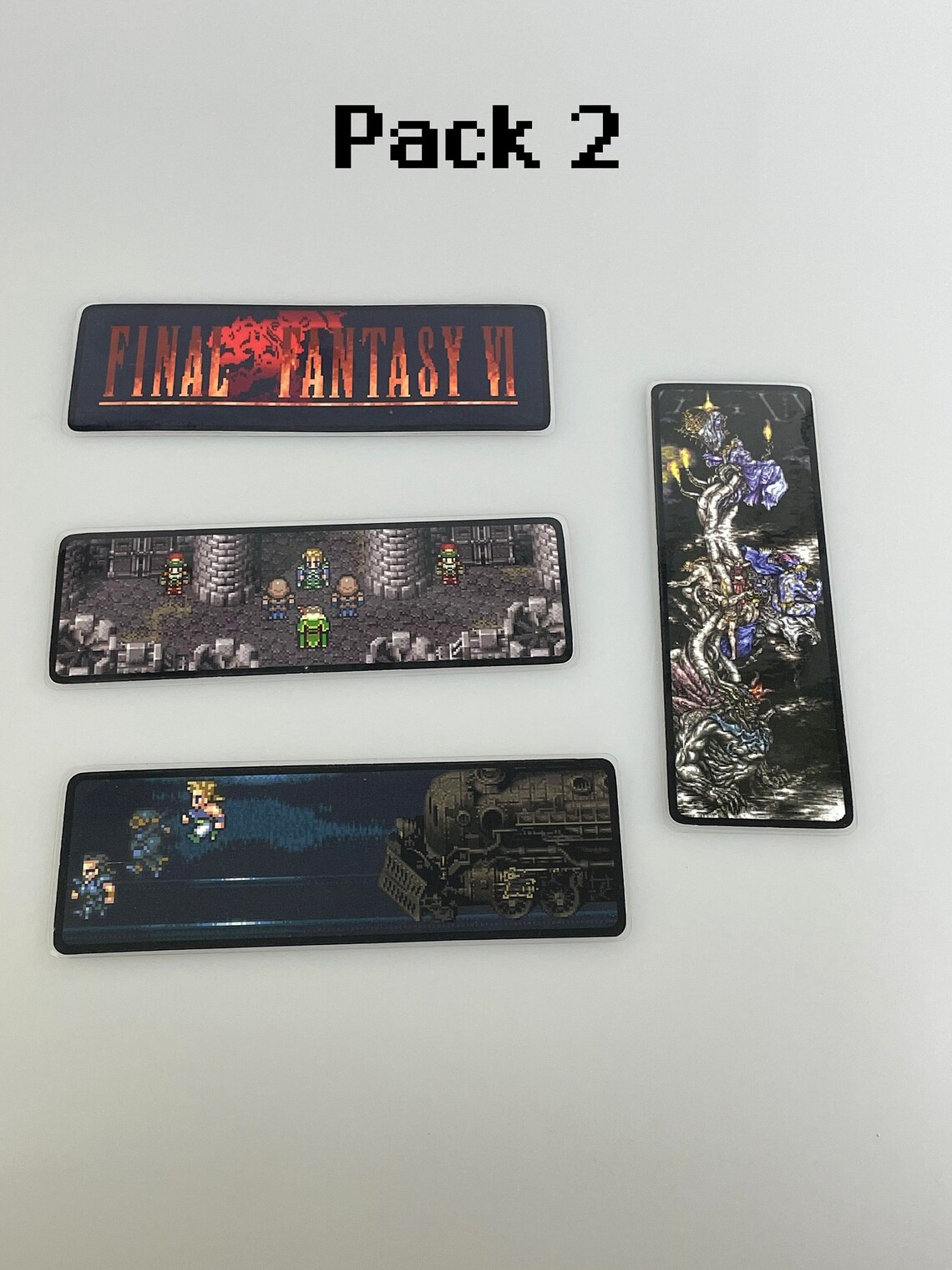 Final Fantasy VI Bookmarks Laminated Final Fantasy 6 Bookmarks Final ...