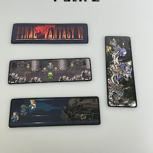 Final Fantasy VI Bookmarks Laminated Final Fantasy 6 Bookmarks Final ...