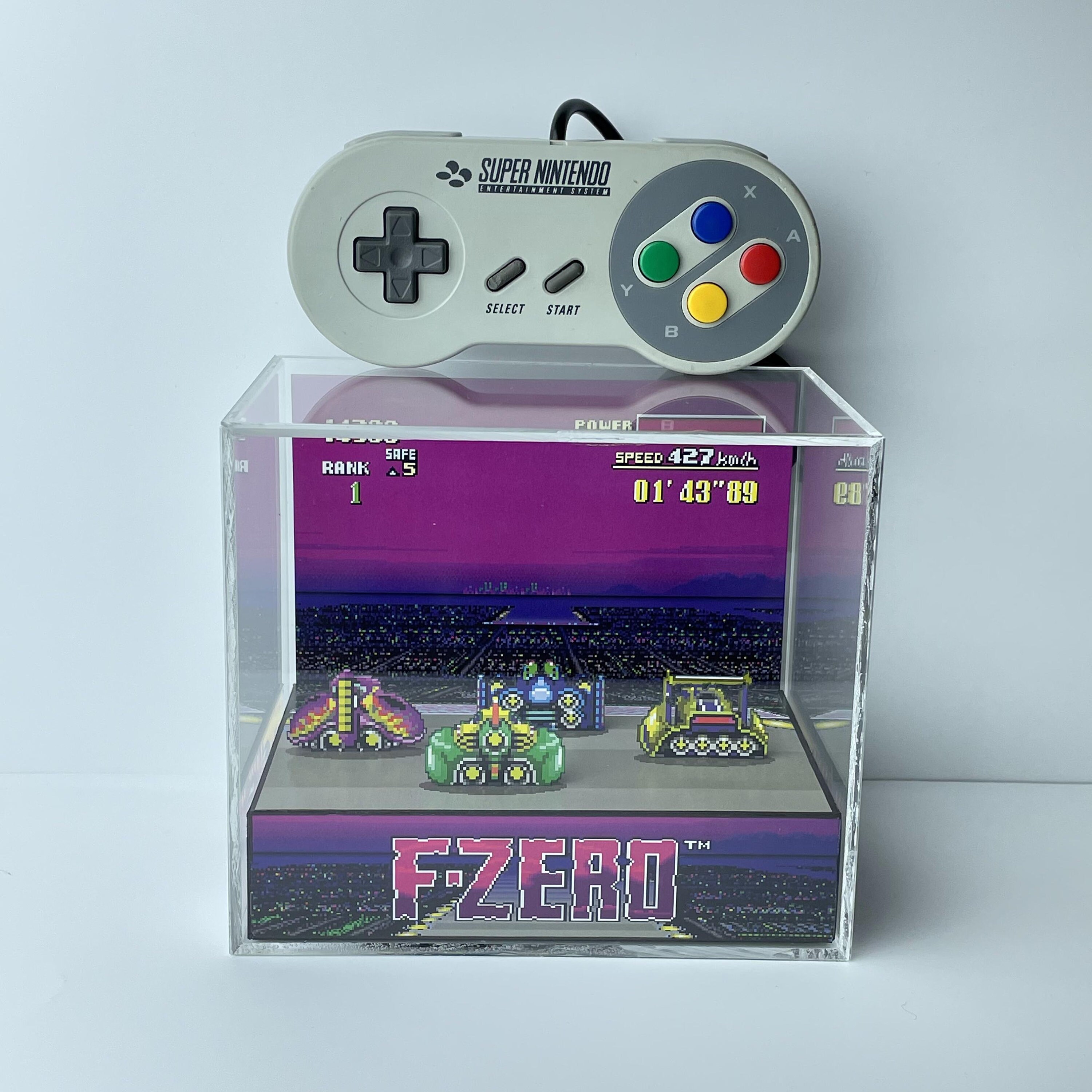 F-zero Cube Diorama F-zero Diorama F-zero Gift Nintendo Gift Super ...