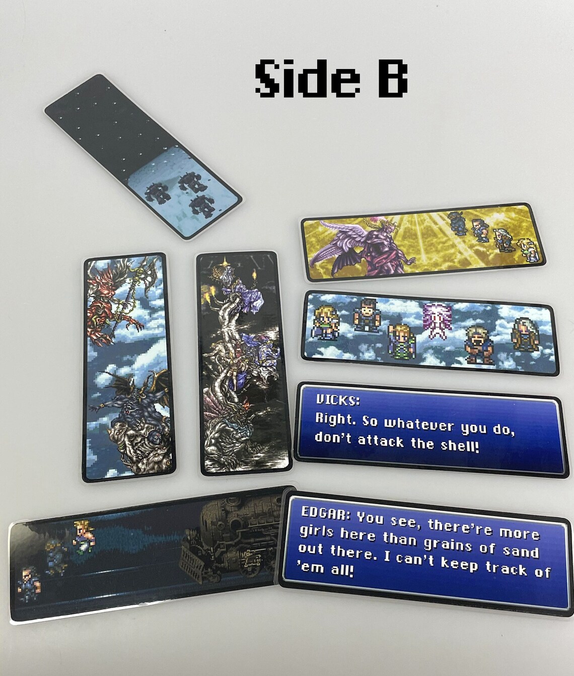 Final Fantasy VI Bookmarks Laminated Final Fantasy 6 Bookmarks Final ...