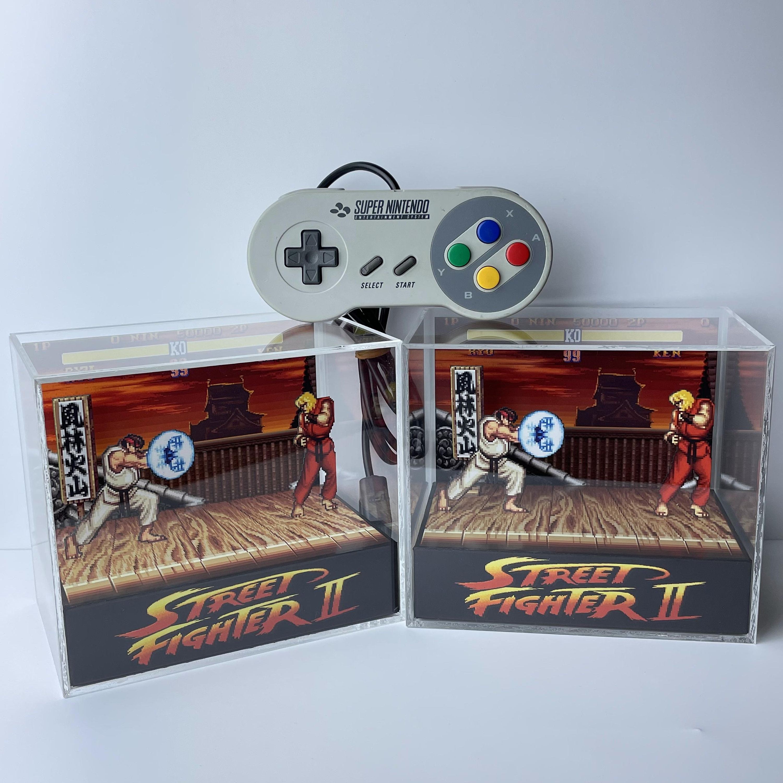 Street Fighter II Cube Diorama Street Fighter 2 Cube Diorama Street ...