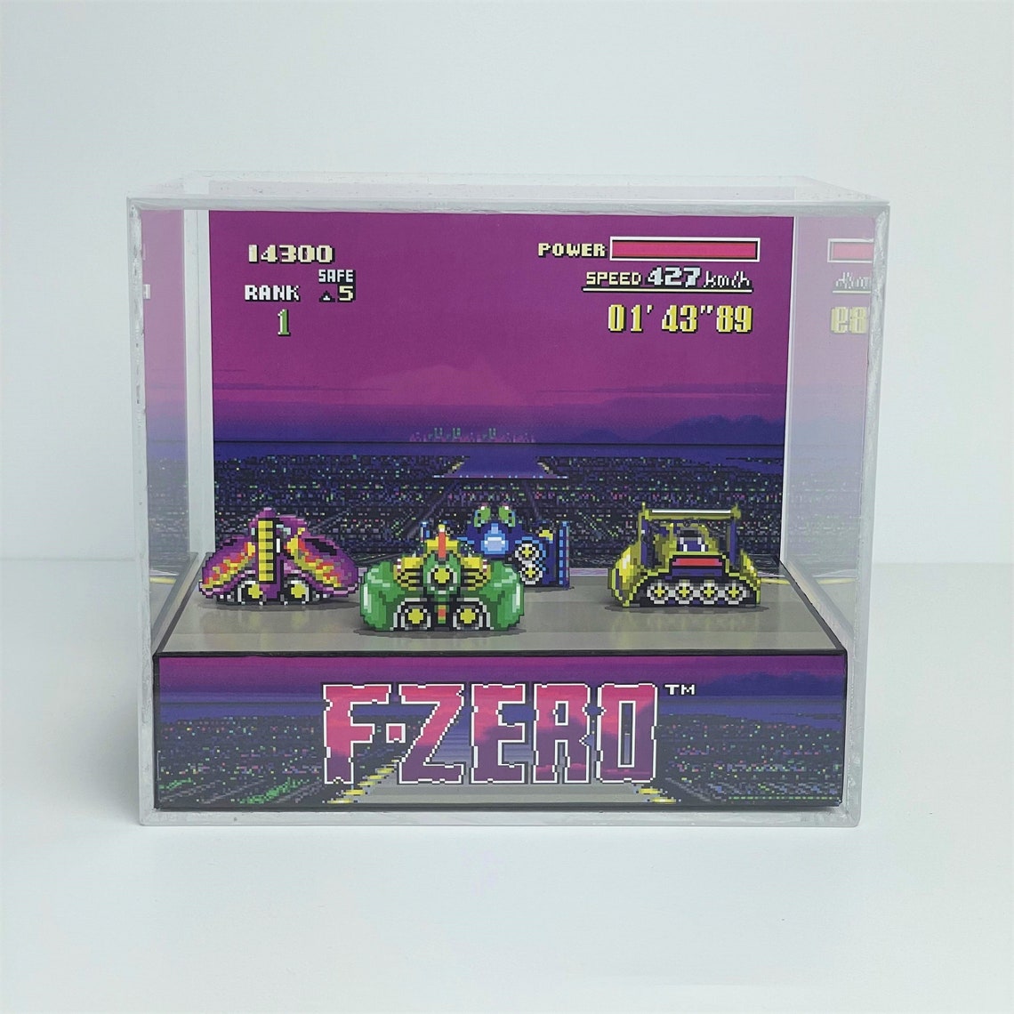 F-zero Cube Diorama F-zero Diorama F-zero Gift Nintendo Gift Super ...