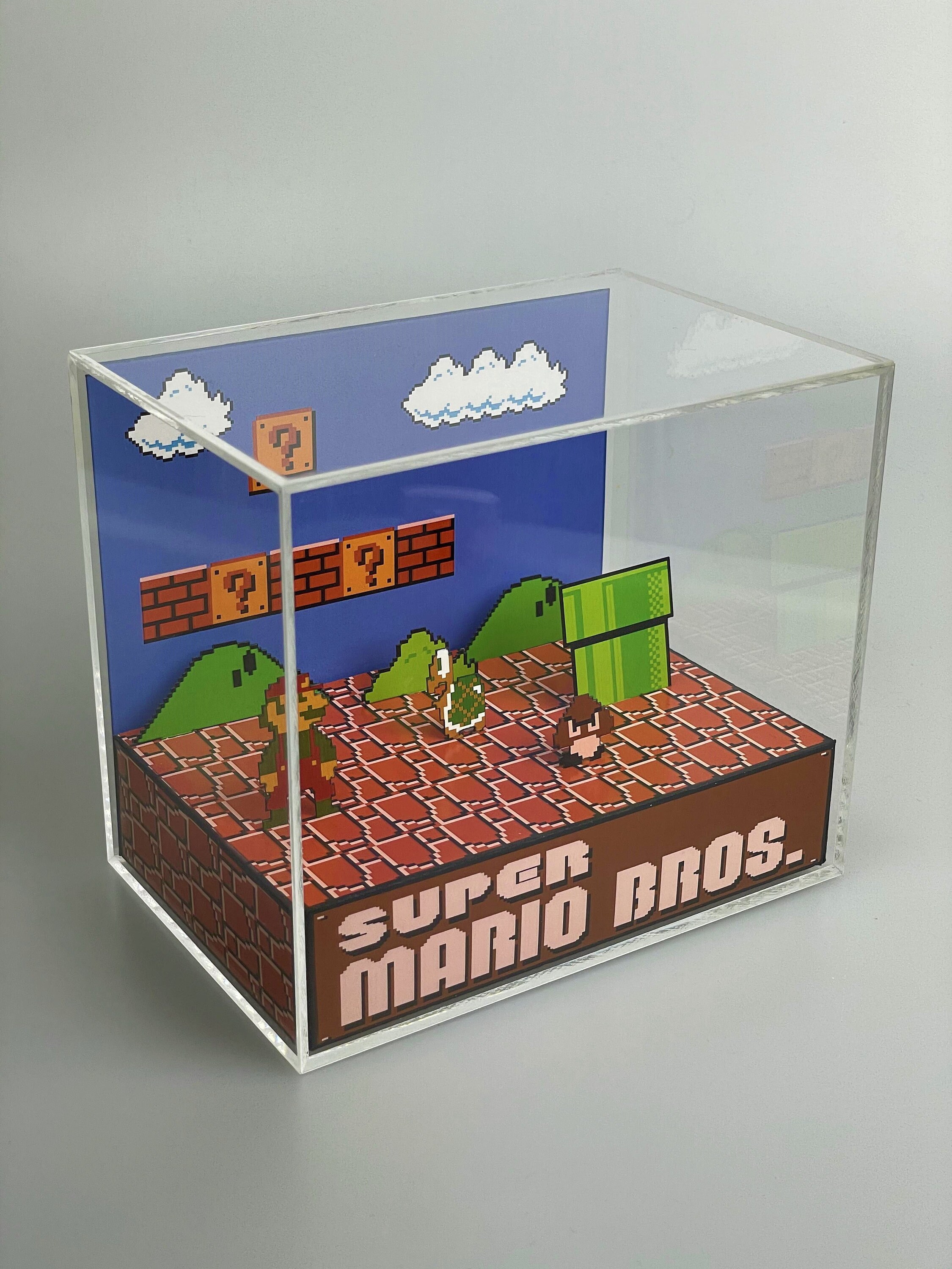 Super Mario Bros Cube Diorama Super Mario Bros. Cube Diorama Super ...