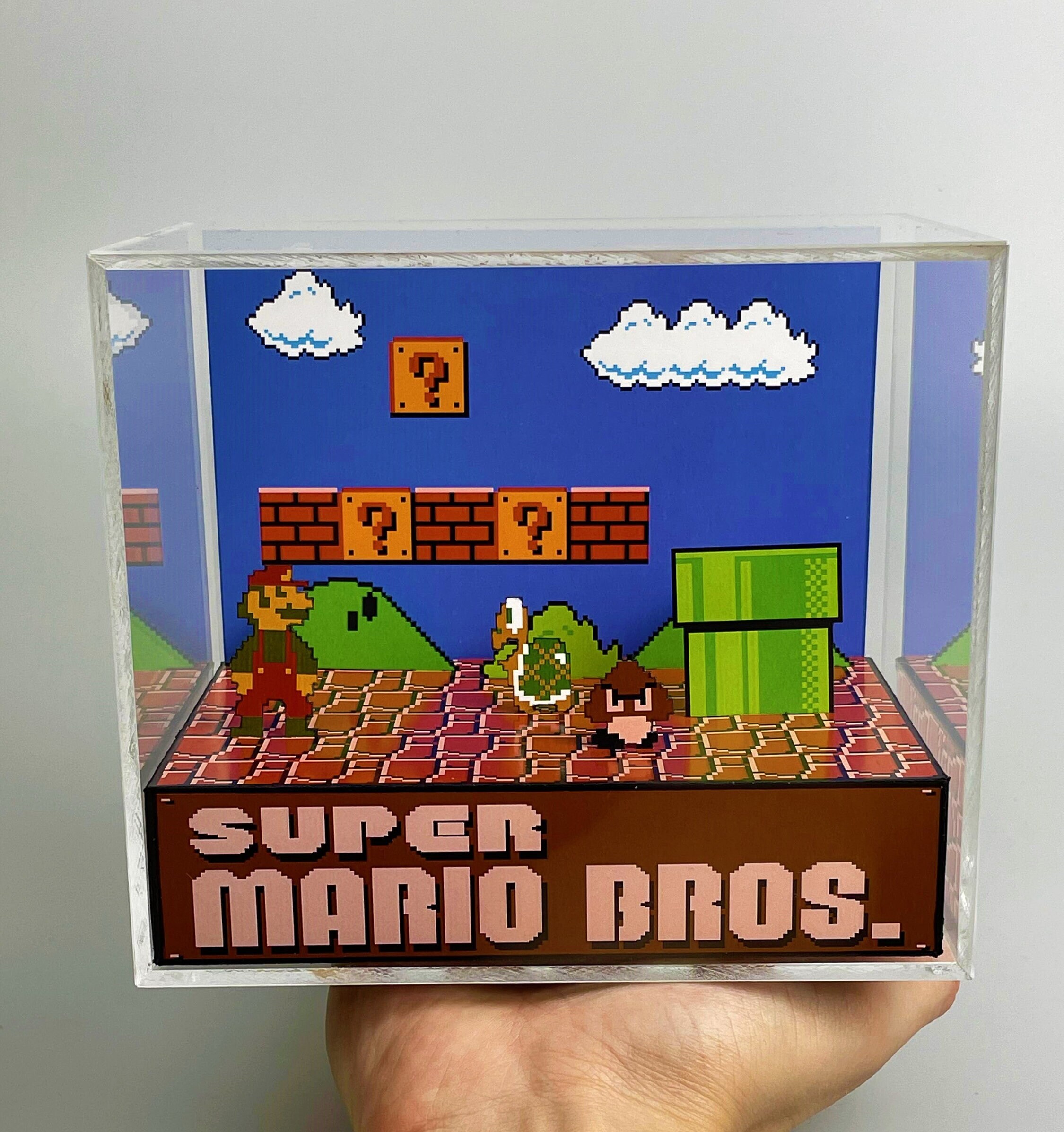 Super Mario Bros Cube Diorama Super Mario Bros. Cube Diorama Super ...