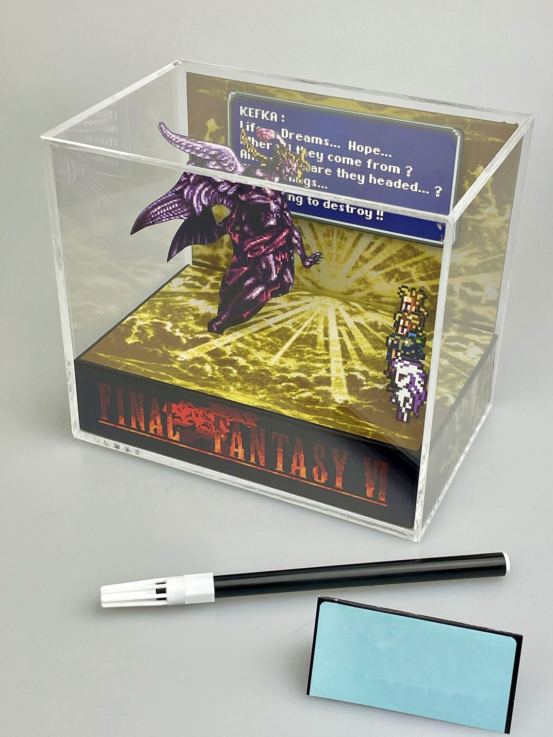 Final Fantasy VI Cube Diorama Final Fantasy 6 Cube Diorama Final ...
