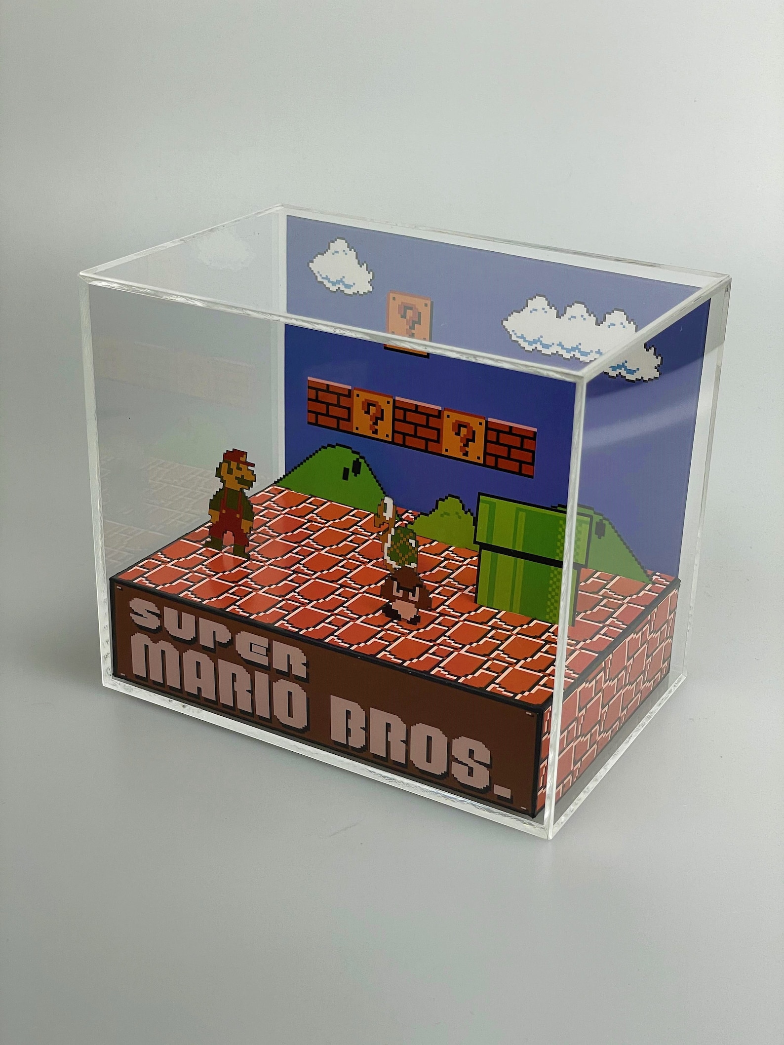 Super Mario Bros Cube Diorama Super Mario Bros. Cube Diorama Super ...