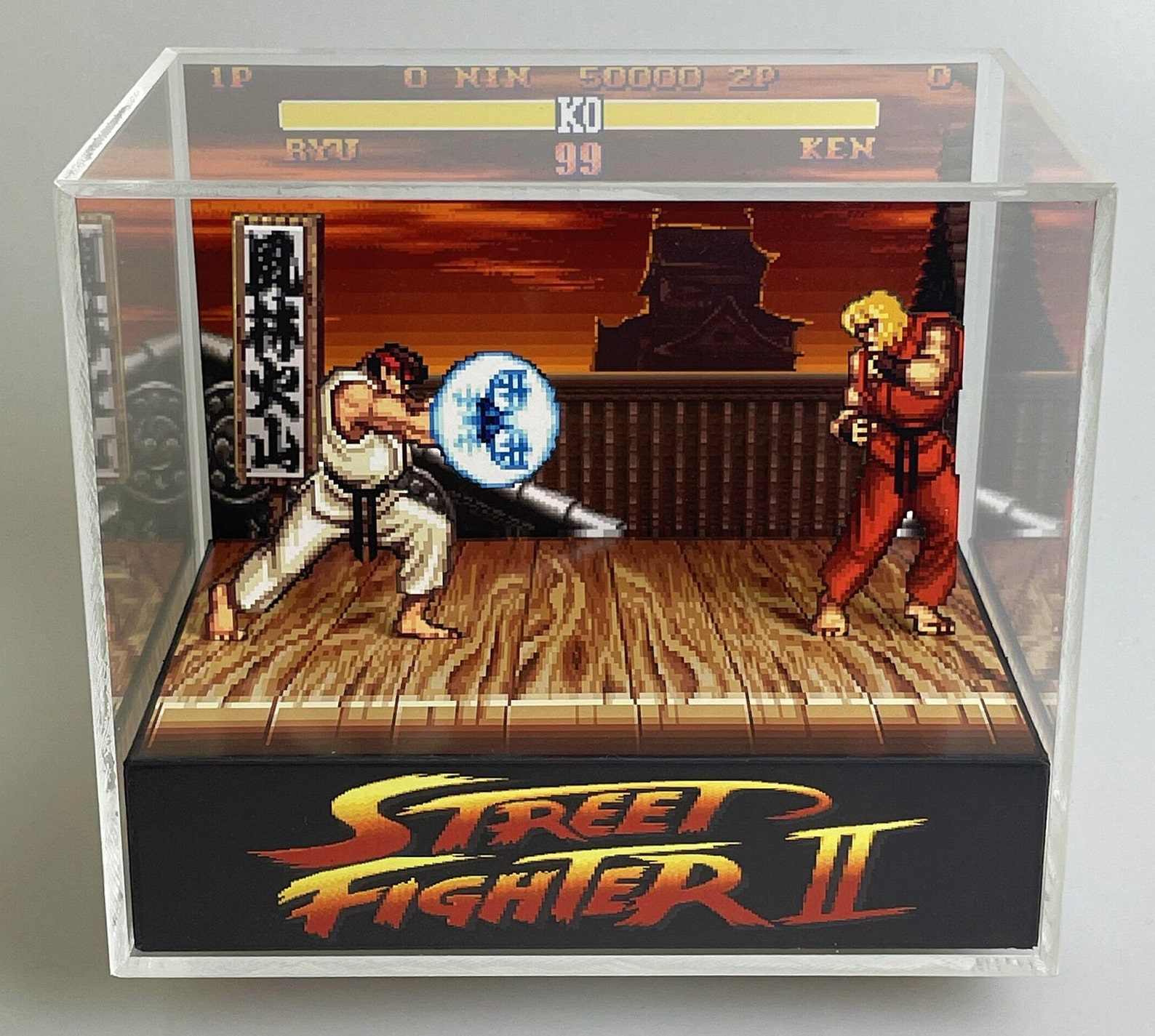 Street Fighter II Cube Diorama Street Fighter 2 Cube Diorama Street ...