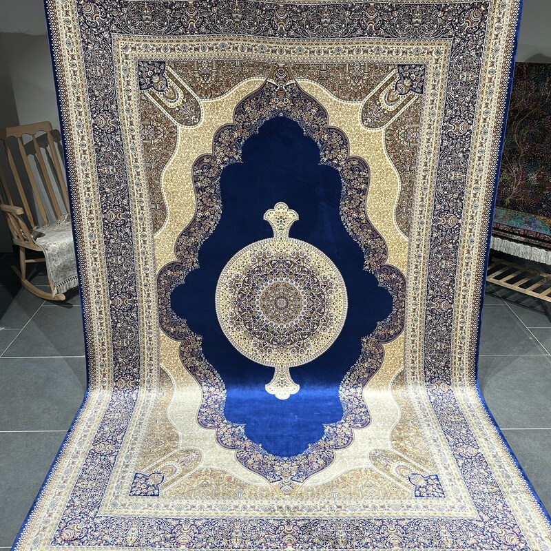 Blue Persian Rug - Etsy