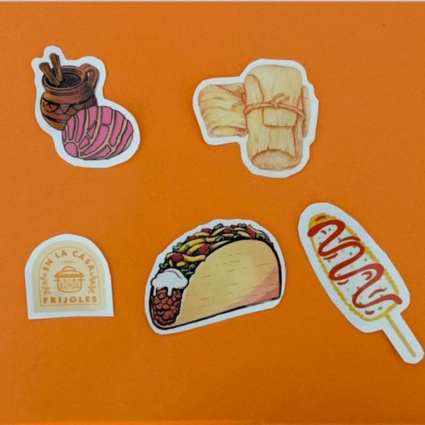 Mexican Food Stickers - Etsy