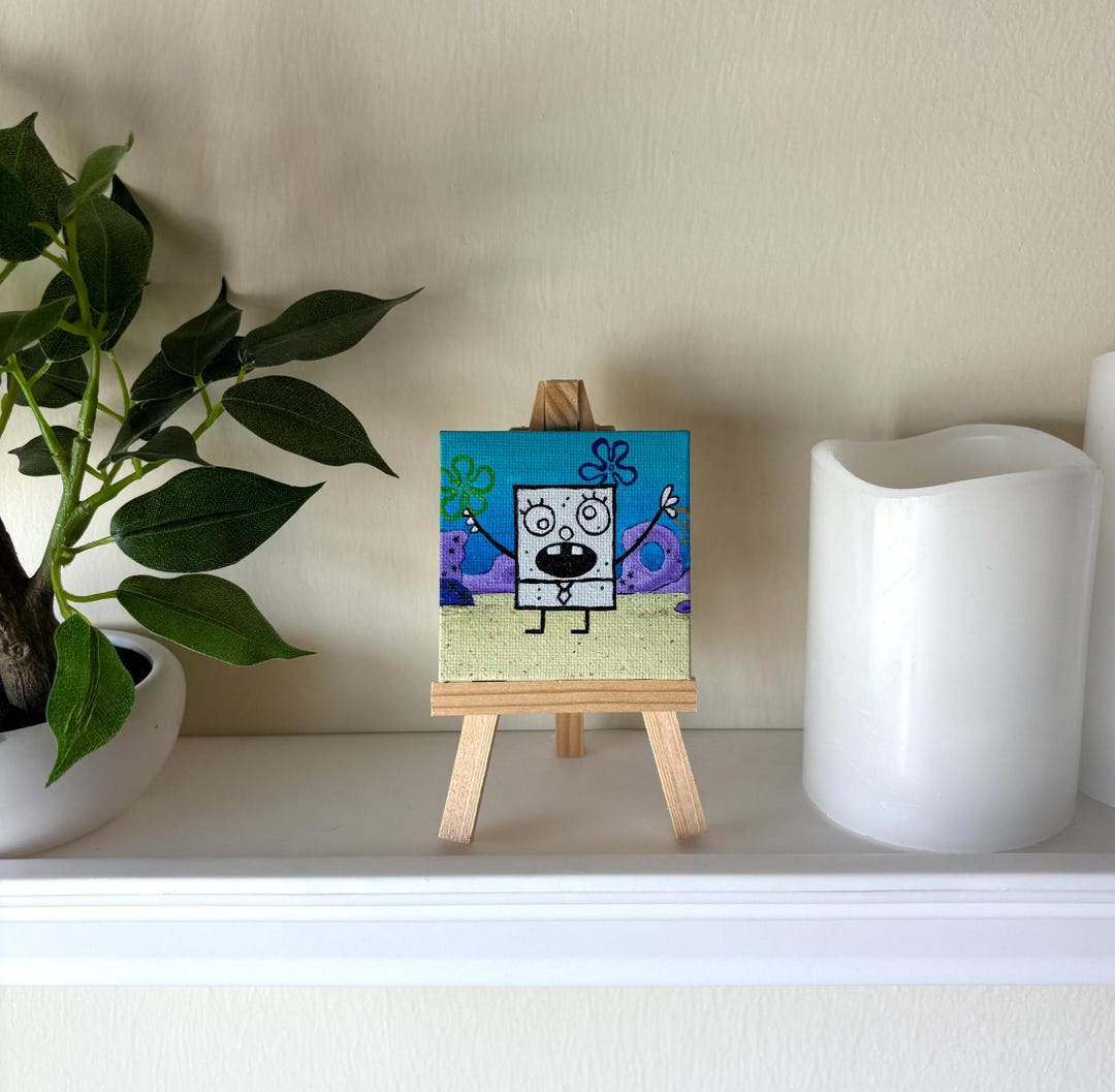 Doodle Bob Painting - Etsy