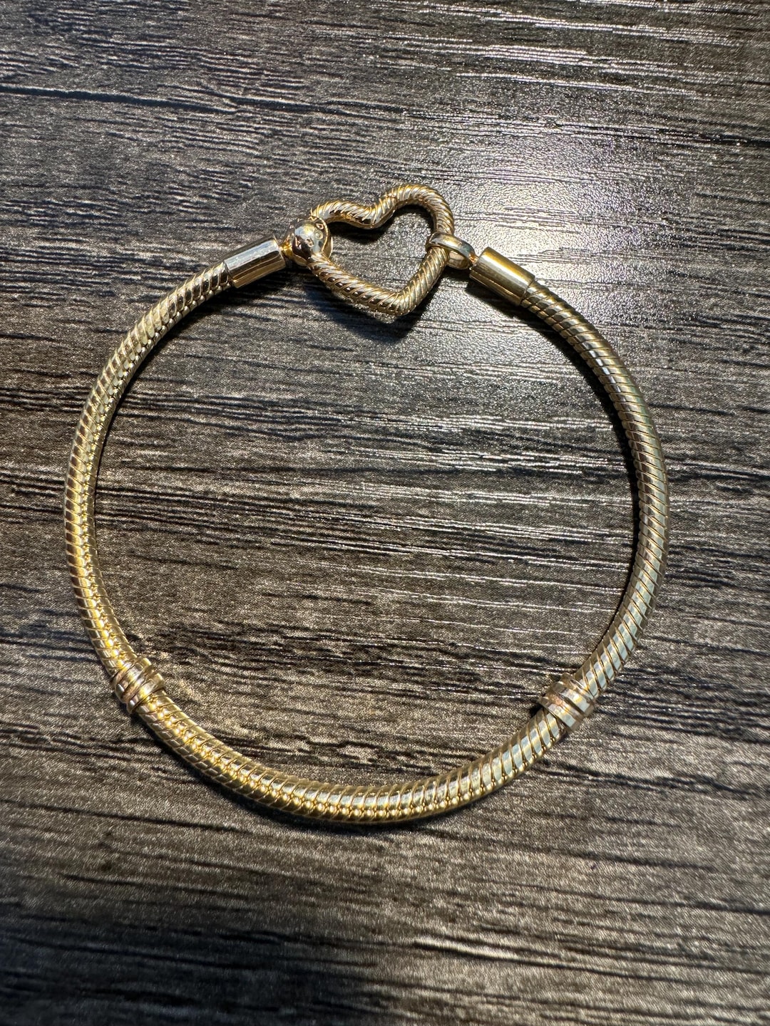 Pandora Moments Heart Closure Snake Chain Bracelet 6.7 - Etsy