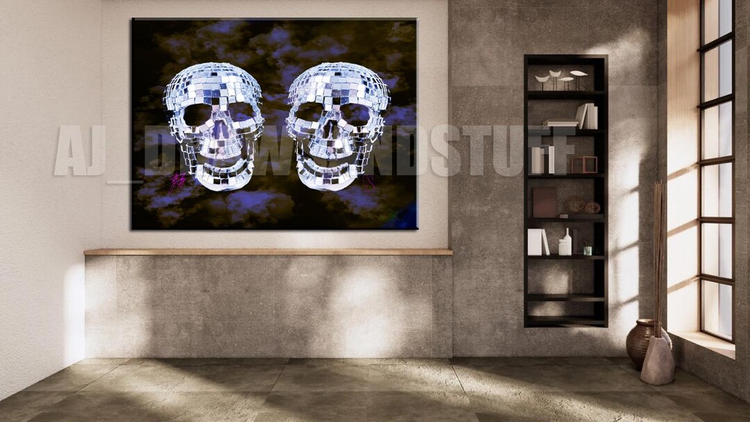 Elegant Skull Duo - Etsy