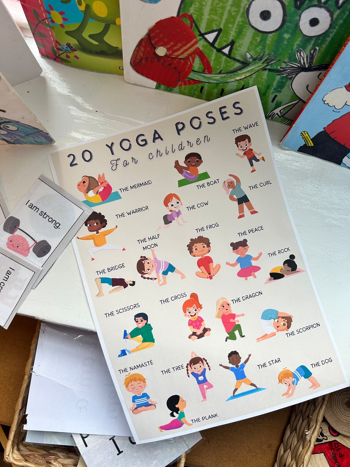 Early Years Yoga Poses Flashcards & Poster - Children's Learning ...