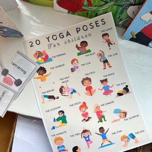 Early Years Yoga Poses Flashcards & Poster - Children's Learning ...
