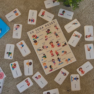 Early Years Yoga Poses Flashcards & Poster - Children's Learning ...