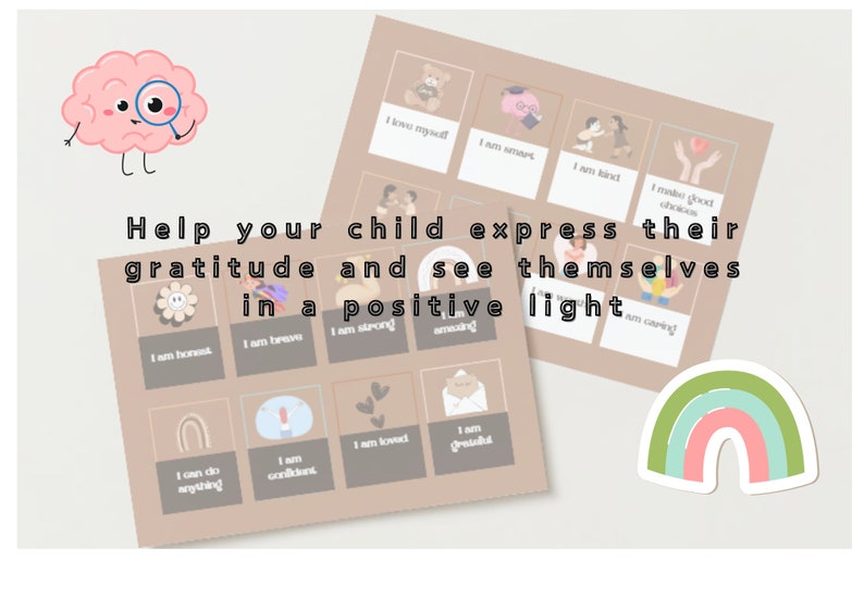 24pc Digital Montessori Positive Affirmation Flashcards Teachers and ...