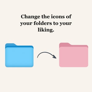 Soft Pink Aesthetic Folder Icons & Wallpaper for Mac/windows | 36 ...
