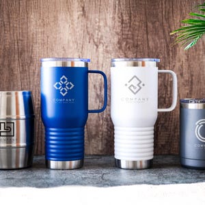 Corporate Branded Ceramic Mug, Insulated Steel Mug, Corporate Mug With ...