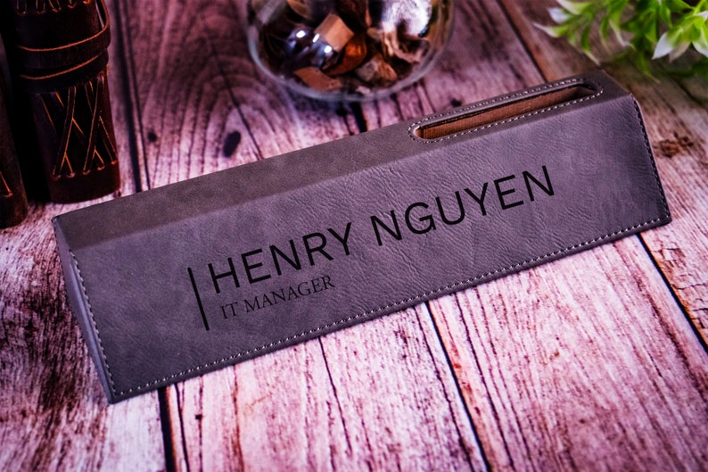 Personalized Desk Wedge, Engraved Desk Wedge, Custom Desk Wedge, Gift ...