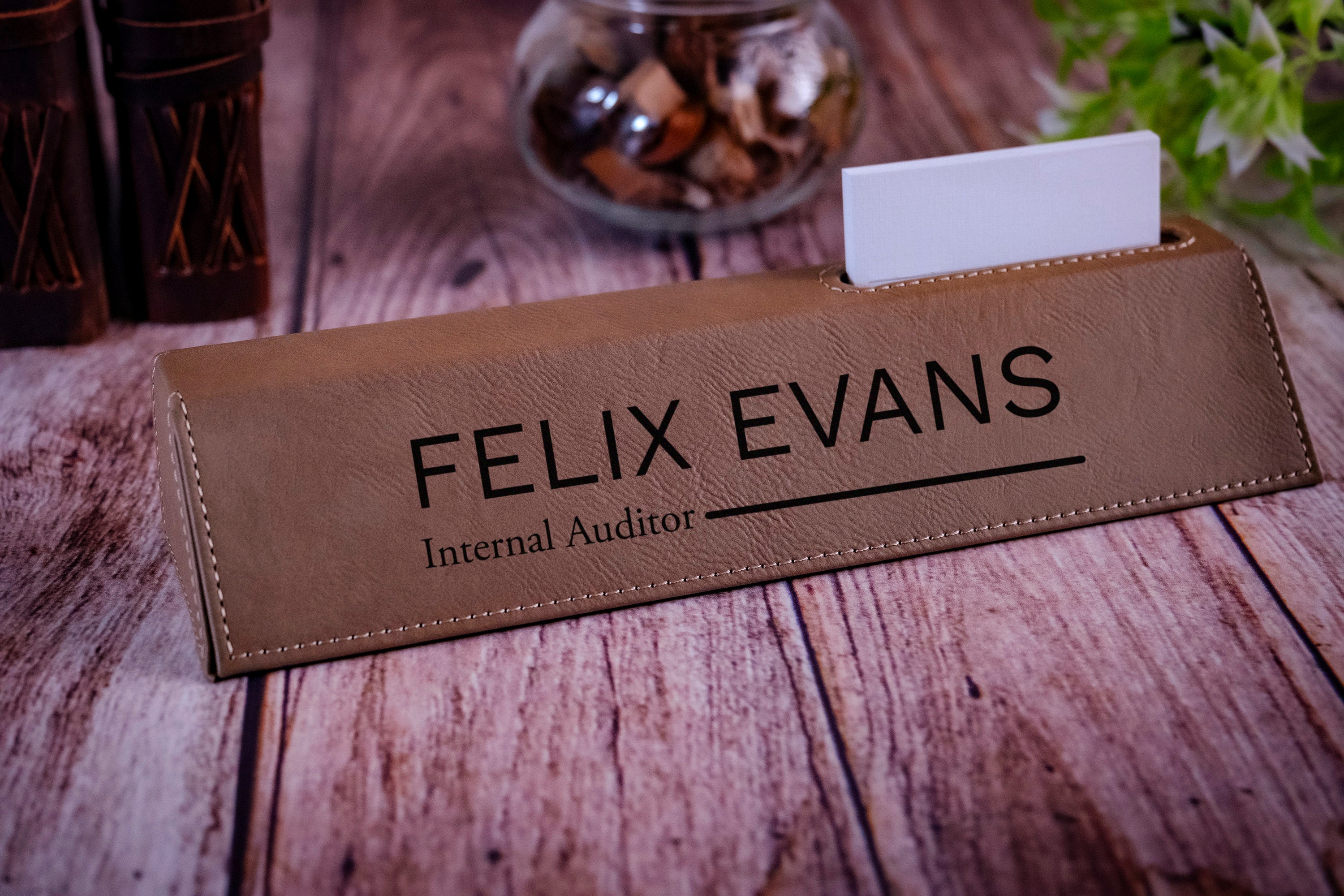 Personalized Desk Wedge, Engraved Desk Wedge, Custom Desk Wedge, Gift ...