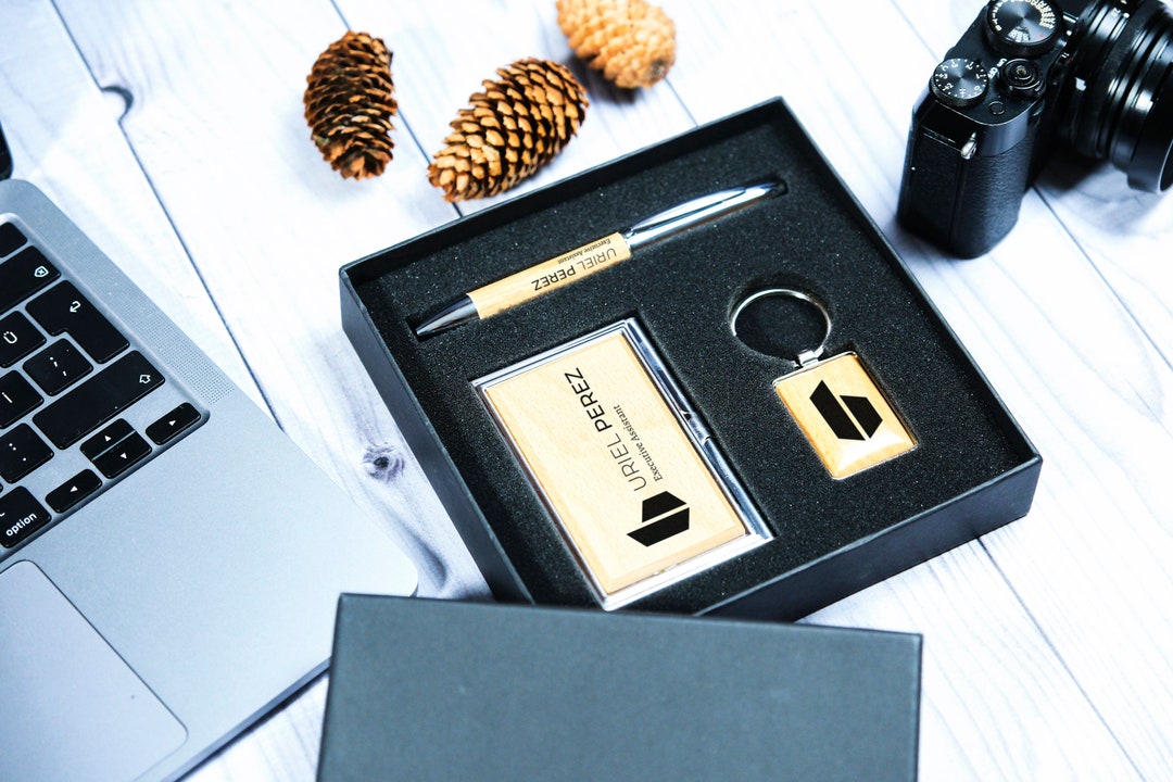 Personalized Business Gift Set, Custom Company Gifts, Gift Set for Him ...